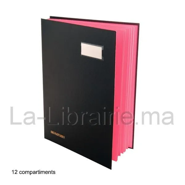 Parapheur direction dos à soufflets - 12 compartiments - La-Librairie ...